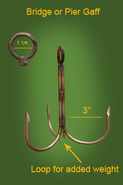 Bridge Gaff or Pier Gaff – Frog and Fish Gigs